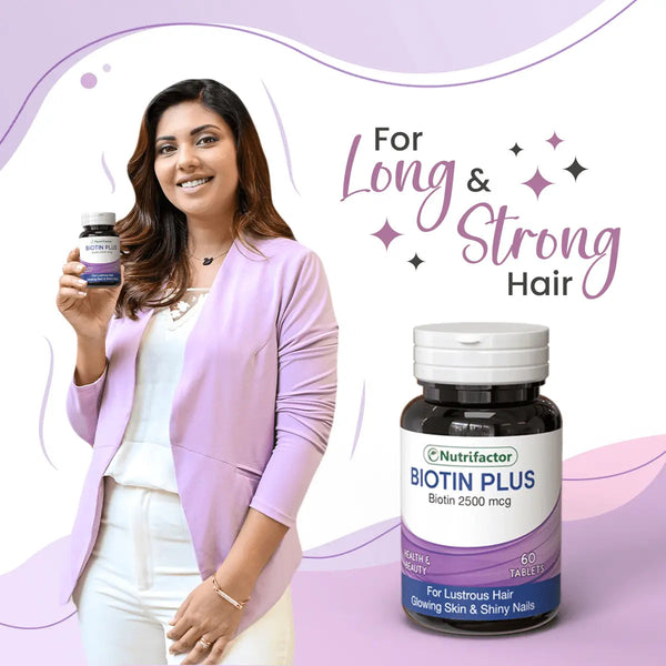 Biotin Plus - Best Biotin Tablets for Hair Growth – Nutrifactor Gulf
